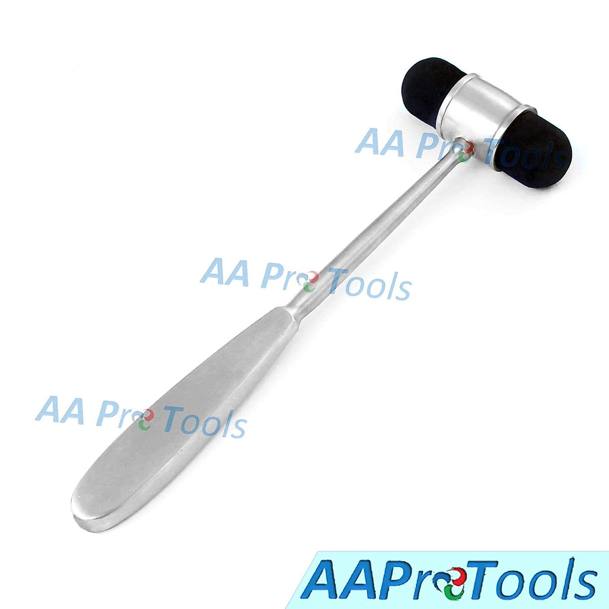 AAProTools Professional-Grade Dejerine 20cm Neurological Reflex Hammer Black