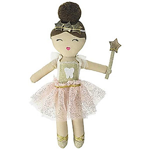 Mud Pie Ballerina Tooth Fairy Doll 9x4 Inch (Pack of 1)