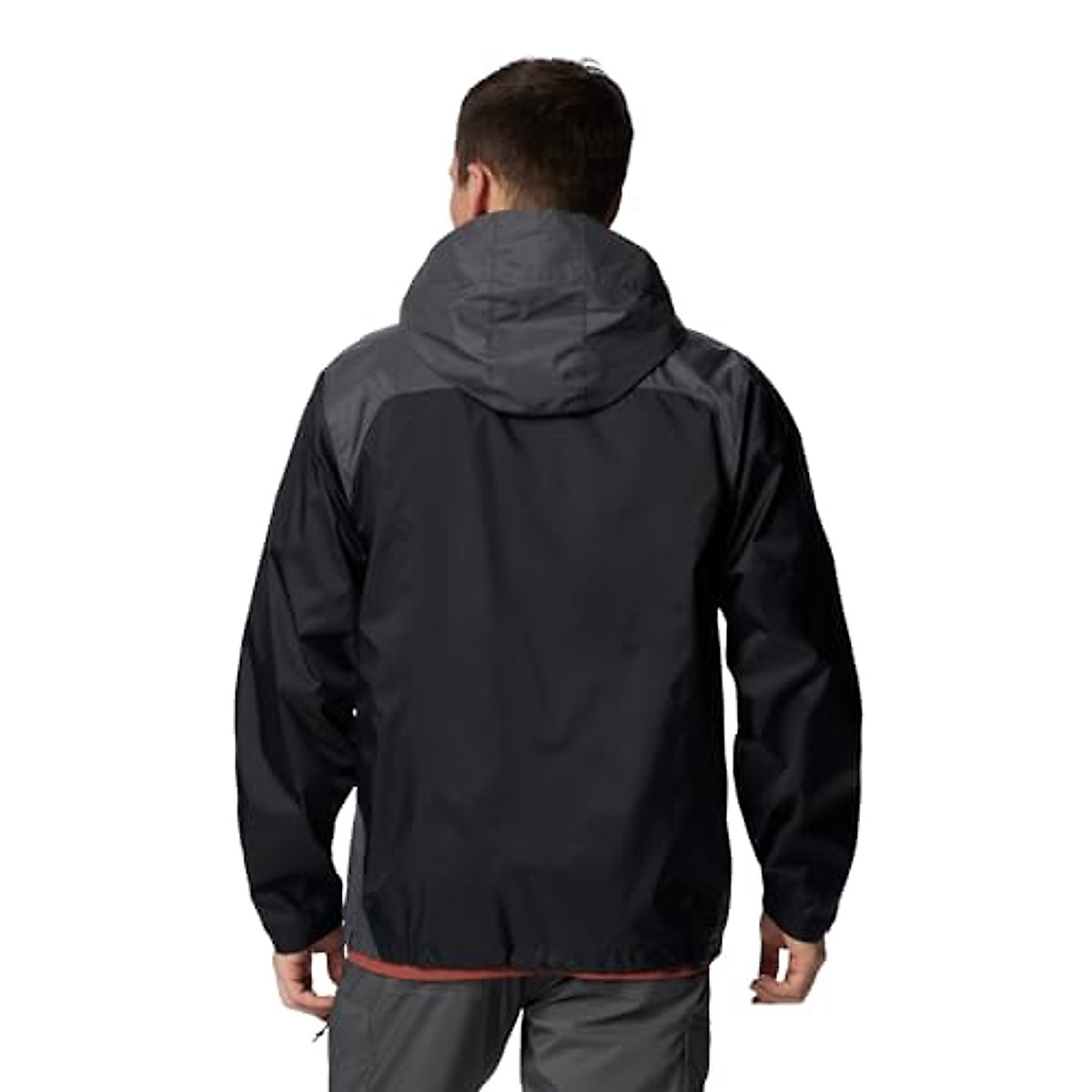 Columbia Men's Glennaker Lake Rain Jacket, Black/Grill, Medium