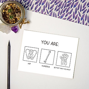 Ure Tenk Unique Medical Pun Greeting Card, Orthopedic Nurse/Doctor Card, Med School Graduation Gift, Healthcare Worker Birthday Card