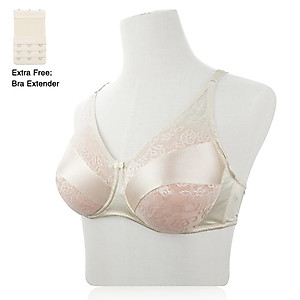 NORFULL MaxTara Special Pocket Bra for Silicone Breastforms Post Surgery Mastectomy Crossdress Beige Bra Size 38/85