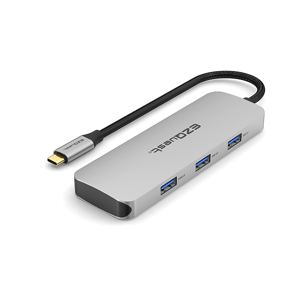 EZQuest USB C Hub Docking Station 7 in 1 with 3 Gen 2 10Gbs USB C Ports, 3 USB A 3.0 Ports, 1 USB C Power Delivery 3.0 with 5Gbs Data, Compatible with MacBook/Dell/HP/Lenovo Laptops