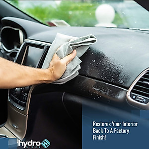 HydroSilex Plastic & Leather Interior Cleaner (16oz) | Safely Deep Cleans Plastic, Leather & Vinyl | Tough on Stains, Dirt & Grime | Dye Free Formula | No Greasy Residue