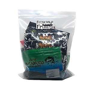 Fitzgerald Fishing Reclosable Tackle Bags - Large 15" x 12" - Heavy Duty - 10 Bags per Pack