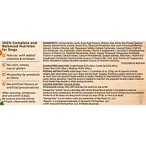 Rachael Ray Nutrish Premium Natural Wet Dog Food, Savory Lamb Stew Recipe, 8 Ounce Tub