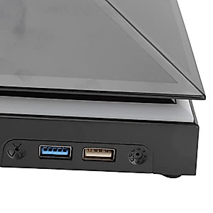 Console Cooling Fan Cooling Fan 3 Wind Speeds Colorful Light Touch Switch with LED Light Bar 3 USB Ports for Console