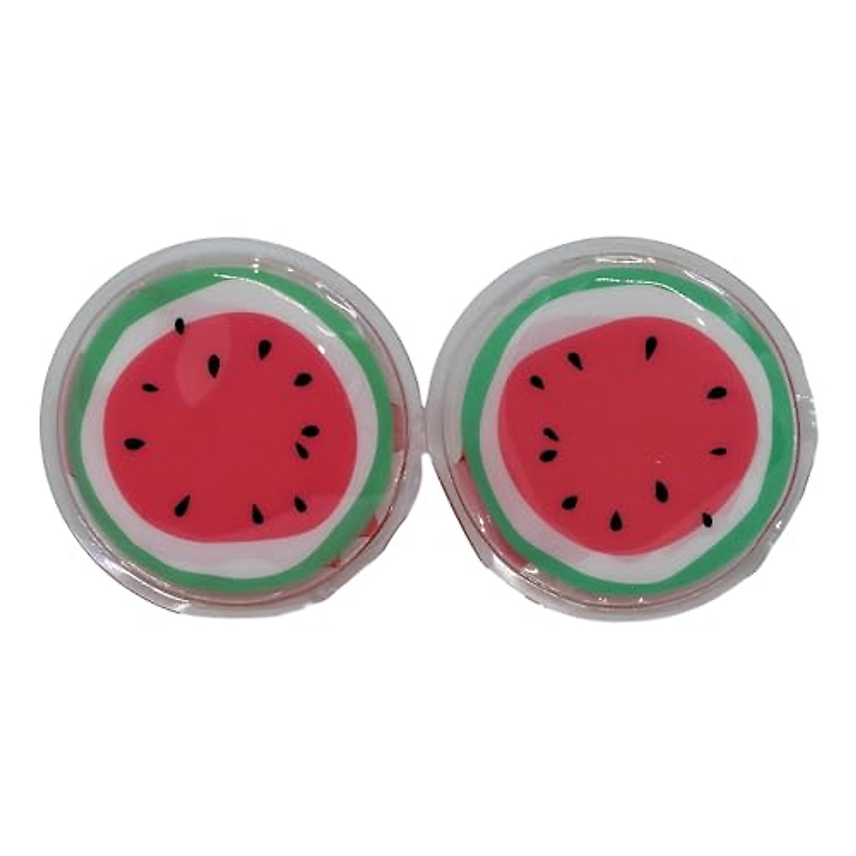 Cala Hot and Cold Eye Pads - Soothing, Revitalizing, Puffiness, Refresh, Relieves Stress, Relax, Relieves Puffiness and Tension, Watermelon (69163)