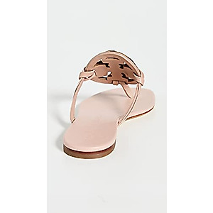 Tory Burch Women's Jeweled Miller Sandals, Meadowsweet, Pink, 8 Medium US