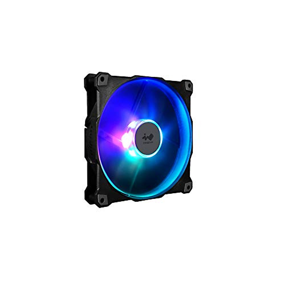InWin Jupiter AJ140 Addressable RGB Triple Fan Kit 140mm High Performance Cooling Computer Case Fan Cooling with Control (AJ140-3PK)