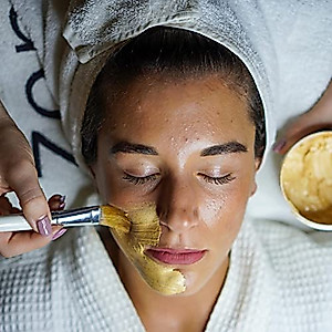 White Naturals 24K Gold Facial Mask, Anti-Aging Gold Face Mask For Flawless & Moisturizes Skin, Helps Reduces Wrinkles, Fine Lines & Acne Scars, Removes Blackheads, Dirt & Oils