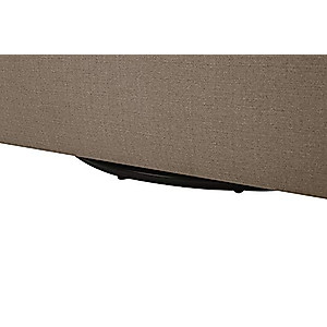 Amazon Brand – Stone & Beam Elisabet Upholstered Swivel Chair, 33.5"W, Slate