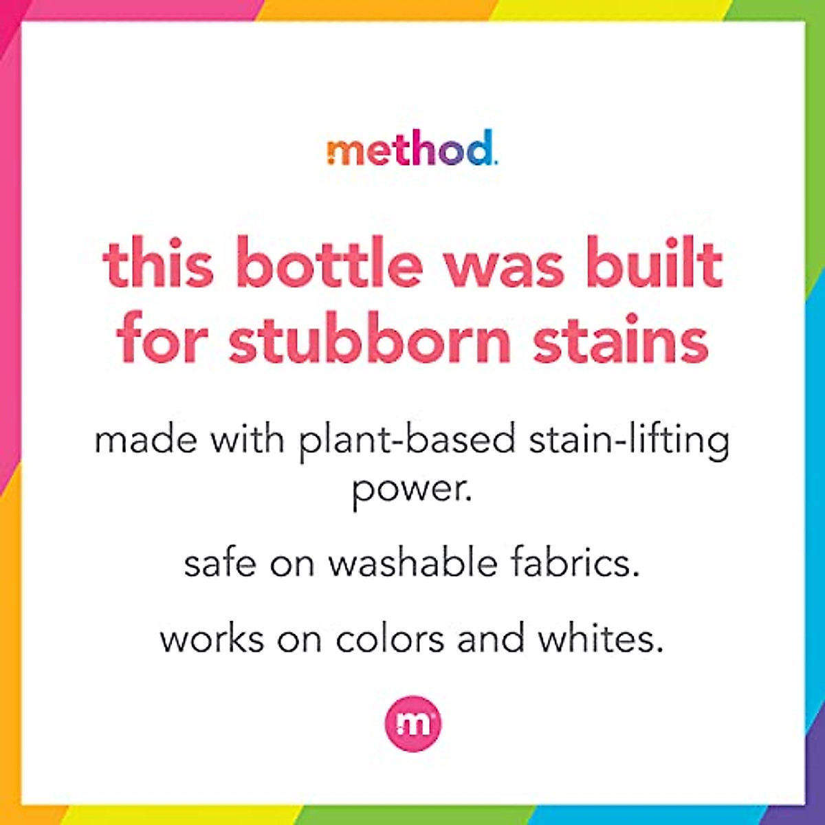 Method Stain Remover, Free + Clear, 6 Ounce, 1 pack, Packaging May Vary