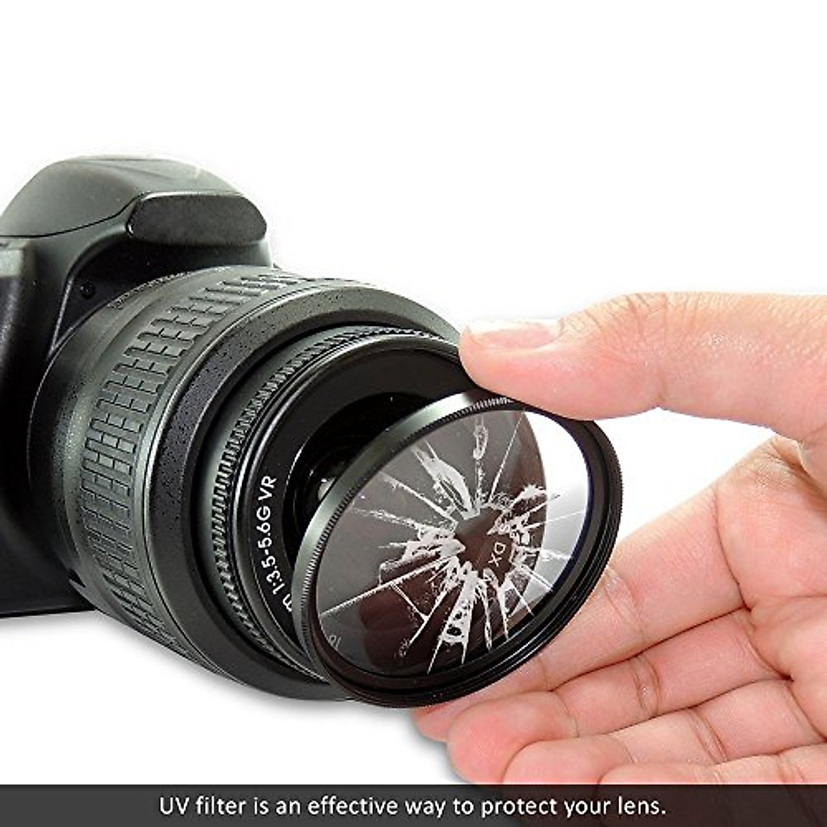 55mm 7PC Filter Set for Sony Alpha a7, Alpha a7 II, Alpha a7 III Camera with 28-70mm Lens, a6600 with 18-135mm Lens - Includes 3 PC Filter Kit (UV-CPL-FLD) and 4PC Close Up Filter Set (+1+2+4+10)