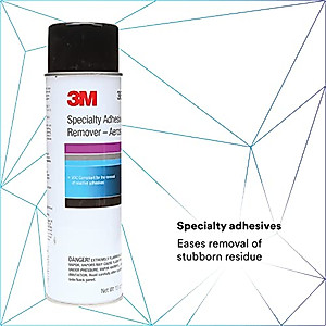 3M Specialty Adhesive Remover, 38987, Solvent-Based, Removes Reactive Adhesives, 15 fl oz
