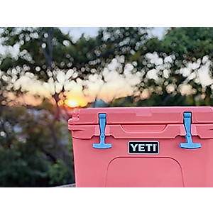 Gorilla Gear Replacement Latches (2-Pack) Compatible with Yeti Tundra Yeti Roadie & Other Hard Coolers - Custom Made Yeti Accessories - Large Durable Easy to Install on Yeti Latches (Carolina Blue)