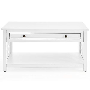 Alaterre Furniture Coventry 36" W Wood Coffee Table with 1-Drawer