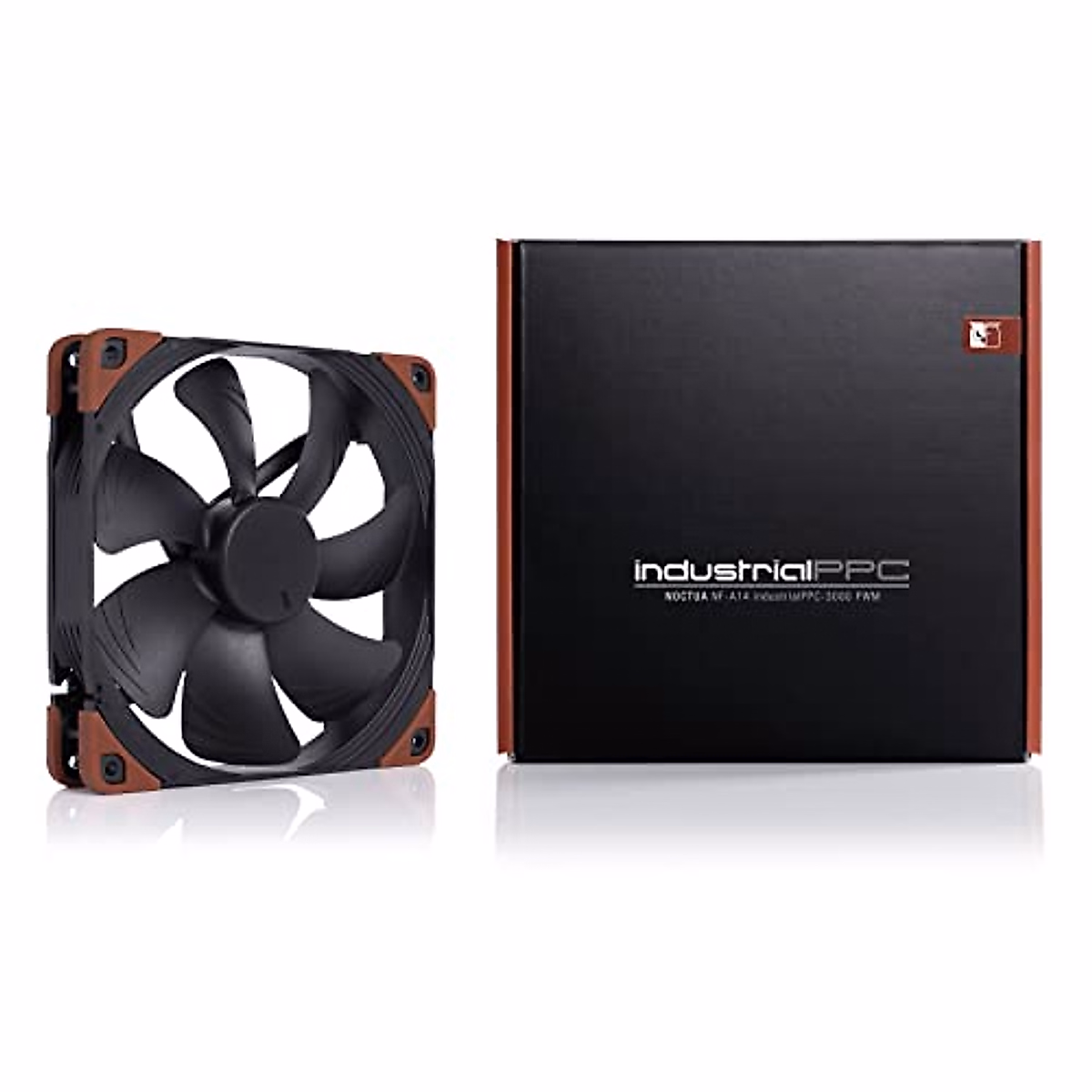 Noctua NF-A14 iPPC-3000 PWM, Heavy Duty Cooling Fan, 4-Pin, 3000 RPM (140mm, Black) for Desktop