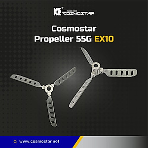 Cosmostar Stainless Steel Mixing Expandable Blade 55 Gallon Paint Mixer Stirring Propeller Tools for Paint Epoxy, Resin, Silicone Stirrer Paddle with ⌀0.47” Shaft Rod, Expandable ⌀ 10 in. (3 Blades)