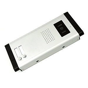 AMOCAM 2 Units Apartment Video Intercom System, 7 Inch Monitor Wired Video Doorbell Door Phone Kits, Indoor Outdoor IR Camera, Monitoring, Unlock, 2 Way Intercom for Home Apartment