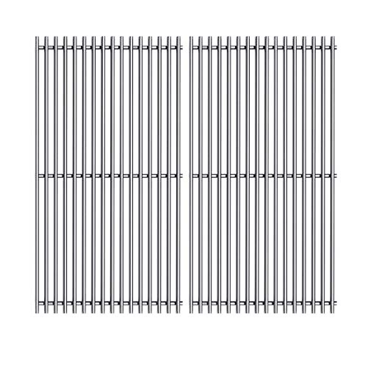 Htanch SF8252 (2-Pack) 16 1/2" Stainless Steel Cooking Grates Grid for Vermont Castings VC3050, VCS3006, VCS3505, VCS3505BI, VCS3506, VM400, VM400XBP, VM406 and for ProChef 34402, 34602