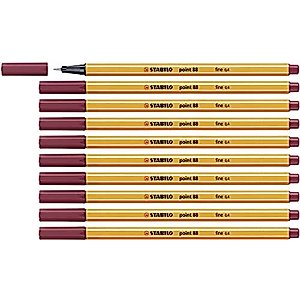 STABILO Fineliner point 88 - Pack of 10 - Purple