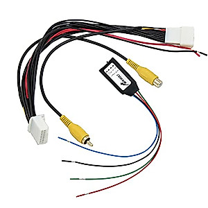 RED WOLF Compatible with Toyota 2013-2015, Subaru BRZ 2013-2015 Factory Backup Camera Retain T-Harness 16 Pin Add Rear View Camera on OEM Radio 12V to 6V Converter Kit Included