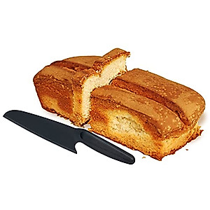 Pampered Chef Nylon Knife #1169 - Straight Edge Knife | Best for Brownies, Cakes, Bread and Bars | 5" Blade Black