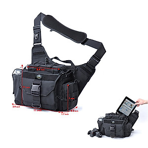 SHANGRI-LA Multi-functional Outdoor Hiking Pack Tactical Messenger Range Bag Camera Sling Assault CCW Gear Modular Deployment