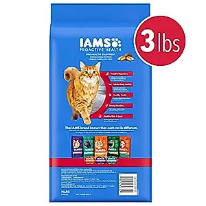 Iams Healthy Enjoyment Dry Cat Food Chicken & Beef Recipe, 3 lb. Bag