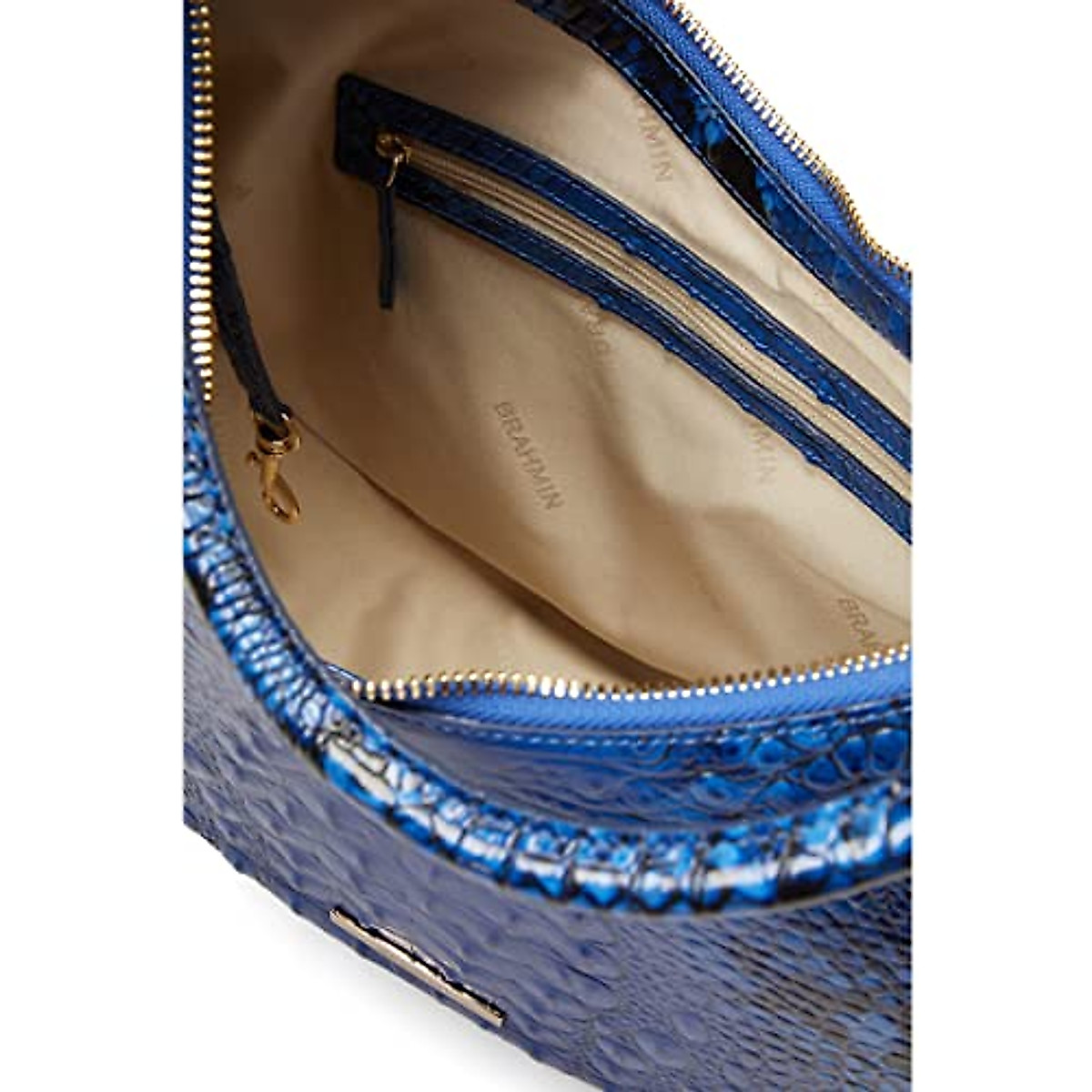 BRAHMIN Ombre Melbourne Bekka Shoulder Bag Blue Viper One Size