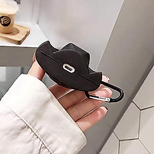 AZlanlan Headset Set for Apple Airpods 1&2, 3D Anime Theme [Blue Cat] Darth Vader[Star Wars] [Middle Finger Cat] Silicone Headphone Case. (Black Warrior)