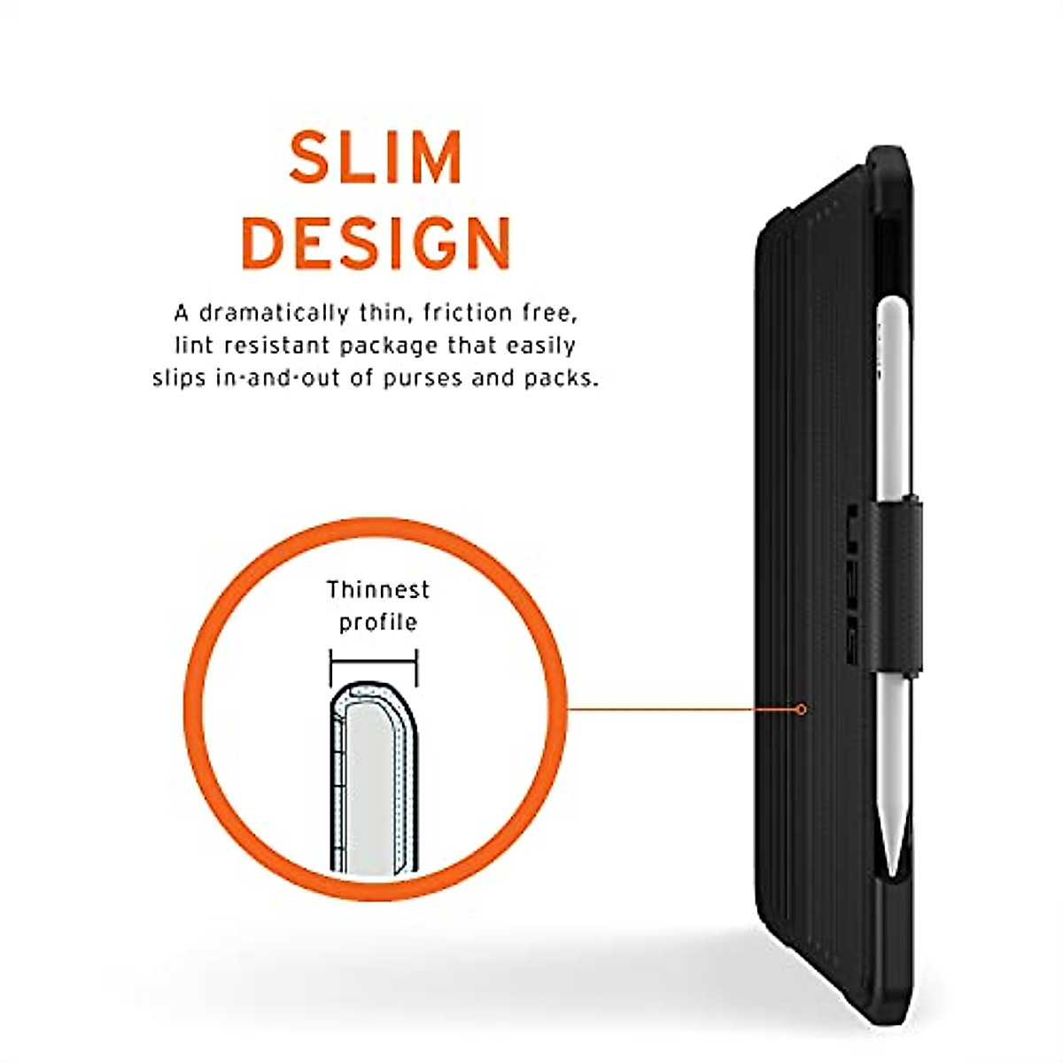 UAG Designed for iPad Pro 11" (4th Gen 2022, 3rd Gen 2021) Case Metropolis Rugged Heavy Duty Protective Cover Multi-Angle Viewing Folio Stand with Pencil Holder, Black by URBAN ARMOR GEAR