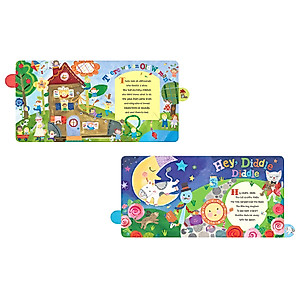 C.R. Gibson My First Mother Goose Nursey Rhyme Book for Children, 10 x 8.7 x 0.5 inches, 1 piece