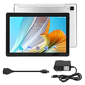 RongM HD Tablet 100240V 8.1 Inch Tablet Silver Gray 5G WiFi 1920x1200 TypeC Charging for Work and Study US Plug