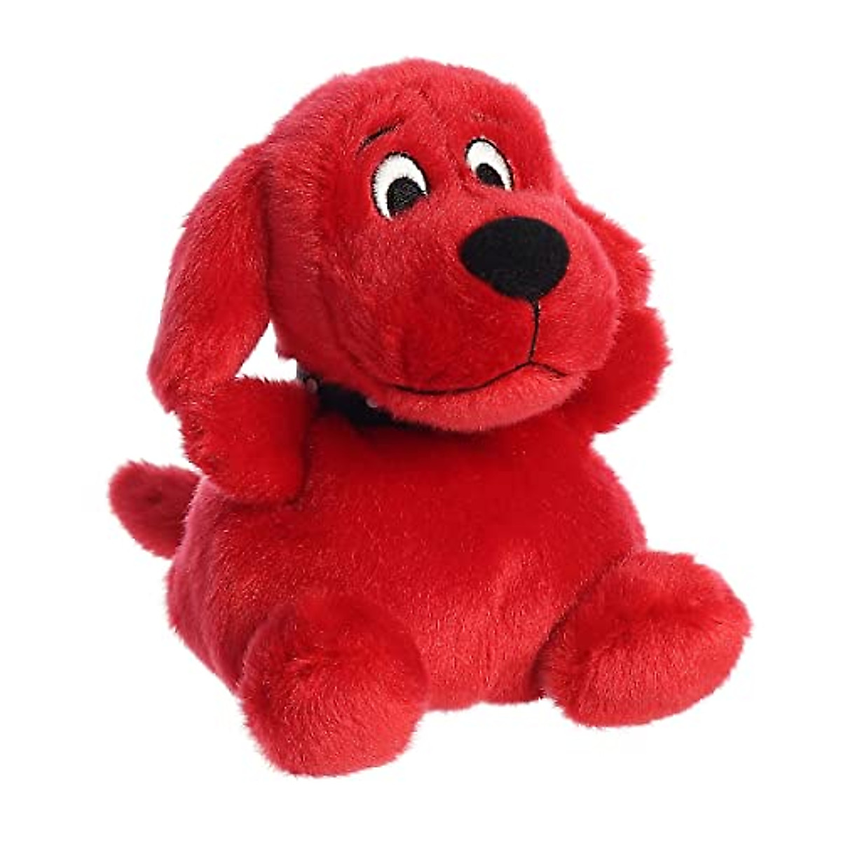 Aurora® Playful Clifford® Palm Pal™ Clifford Stuffed Animal - Childhood Nostalgia - Lasting Companionship - Red 5 Inches