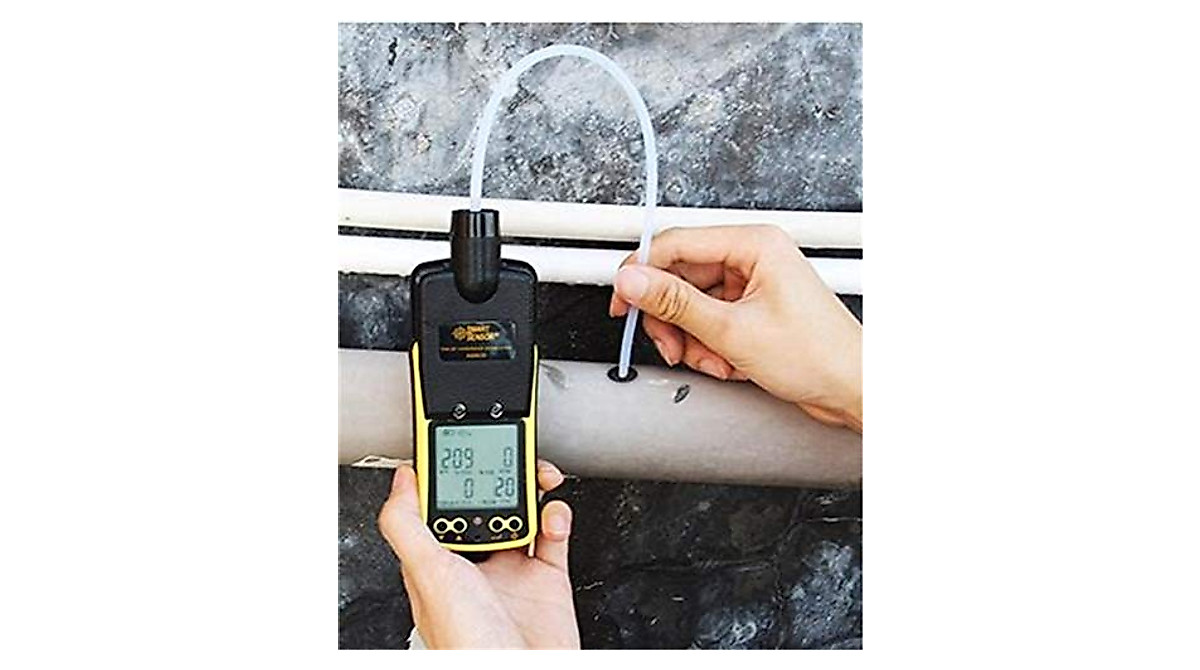 Portable Nitrogen Dioxide Detector 0-20PPM Range LCD Display Backlit ...