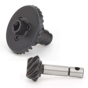 RC Car Gear, 8/30 Reverse Gear Ratio 40 Steel Bevel Gear for Front Axle Driver Available for Axial SCX10 II 90047 90046 RC Model Car