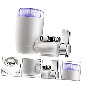 PLAFOPE 2pcs Water Purifier Water Filter Sink House Water Filter Ceramic Water Filter Faucet Water Filter Faucet Filter tap Water Filter Faucet Filtration System Faucet Ceramic Filter