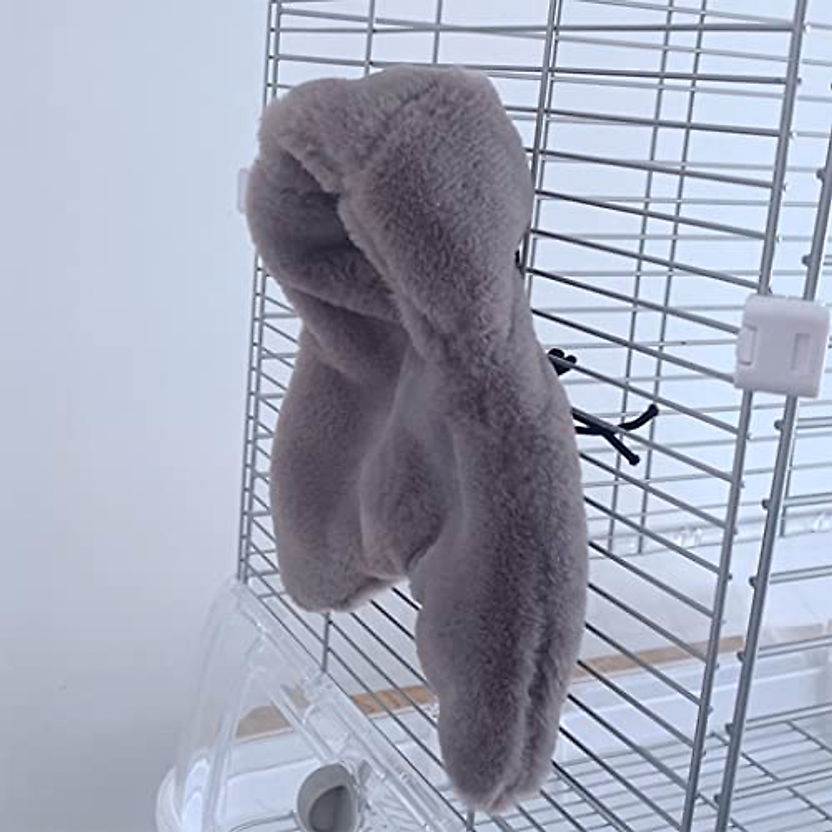 n Comfortable Fleece Bird Blanket for Cage, Cozy Corner for Parrot Cage Warm Bird Bed in Birdcage Cuddle Nest Hanging Bird Toys