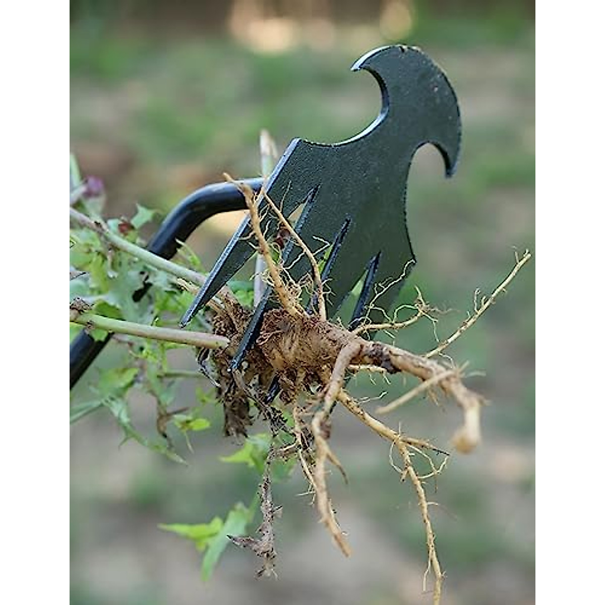 New Weeding Artifact Uprooting Weeding Tool, 16" Weed Puller, 4 Teeth Manganese Steel Forged Hand Weeder, Dual Purpose Hand Remover for Garden Yard Farm Weed Removal for Garden Yard Farm Weed Removal