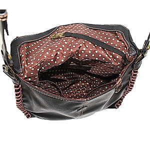 Chala Charming Crossbody Bag with Dragonfly Black