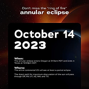 Solar Eclipse Glasses - 9 Family Pack Full Size and Kids Glasses - Premium CE & ISO Certified, Approved 2024 Eclipse Glasses