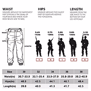MEGE KNIGHT Men's Outdoor Hiking Pants, Tactical Pants Lightweight Casual Work Ripstop Cargo Pants for Men with Pockets UCP