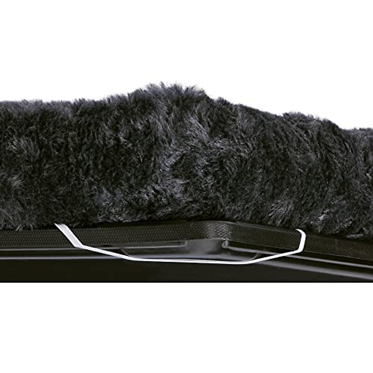 MidWest Homes for Pets 18L-Inch Gray Dog Bed or Cat Bed w/ Comfortable Bolster|Ideal for 'Toy' Dog Breeds&Fits an 18-Inch Dog Crate|Wash&Dry|1-Year Warranty,Charcoal Gray,Model:40218-GY