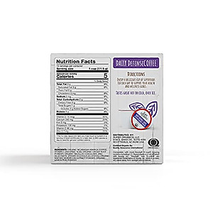 Super Organics Daily Defense Coffee (Organic) with Superfoods and Probiotics (Keurig K-Cup Compatible) 10ct Single Serve Cups