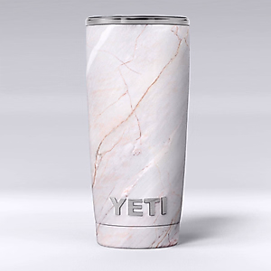 Design Skinz Slate Marble Surface V14 - Skin Decal Vinyl Wrap Kit Compatible with The Yeti Rambler Cooler Tumbler Cups