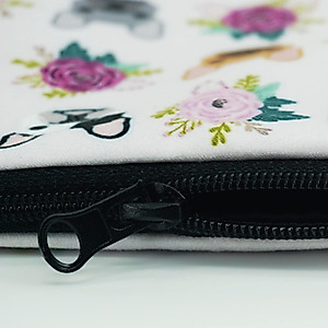 Cosmetic Bags for Women Small French Bulldog Purple Makeup Bag for Purse Travel Toiletry Bag Accessories Organizer Zipper Pouch Gift Idea