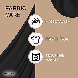 VOILE CHIC Instant Hijab Scarf For Women - Premium Jersey Head Scarf Wrap - Black