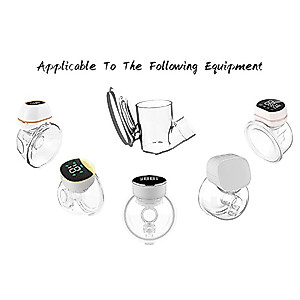 Loveishere Wearable Breast Pump Linker, Compatible with Momcozy S9/S10/S12/TSRETE/PADRAM/LoveOfLive/OMFMF Wearable Breast Pump, Accessories Connector Linker to Connect Flange Valve and Diaphragm