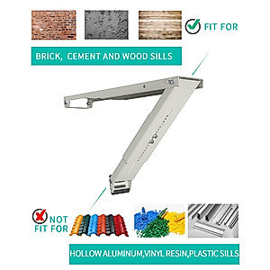 Air Conditioner Support Bracket,Heavy Duty Window AC Bracket,Support Up to 176lbs,Support 5,000 24,000 BTU Units
